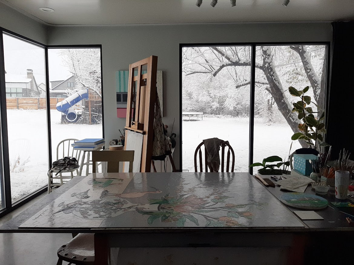 creating an artist studio you never want to leave – katrina berg fine art