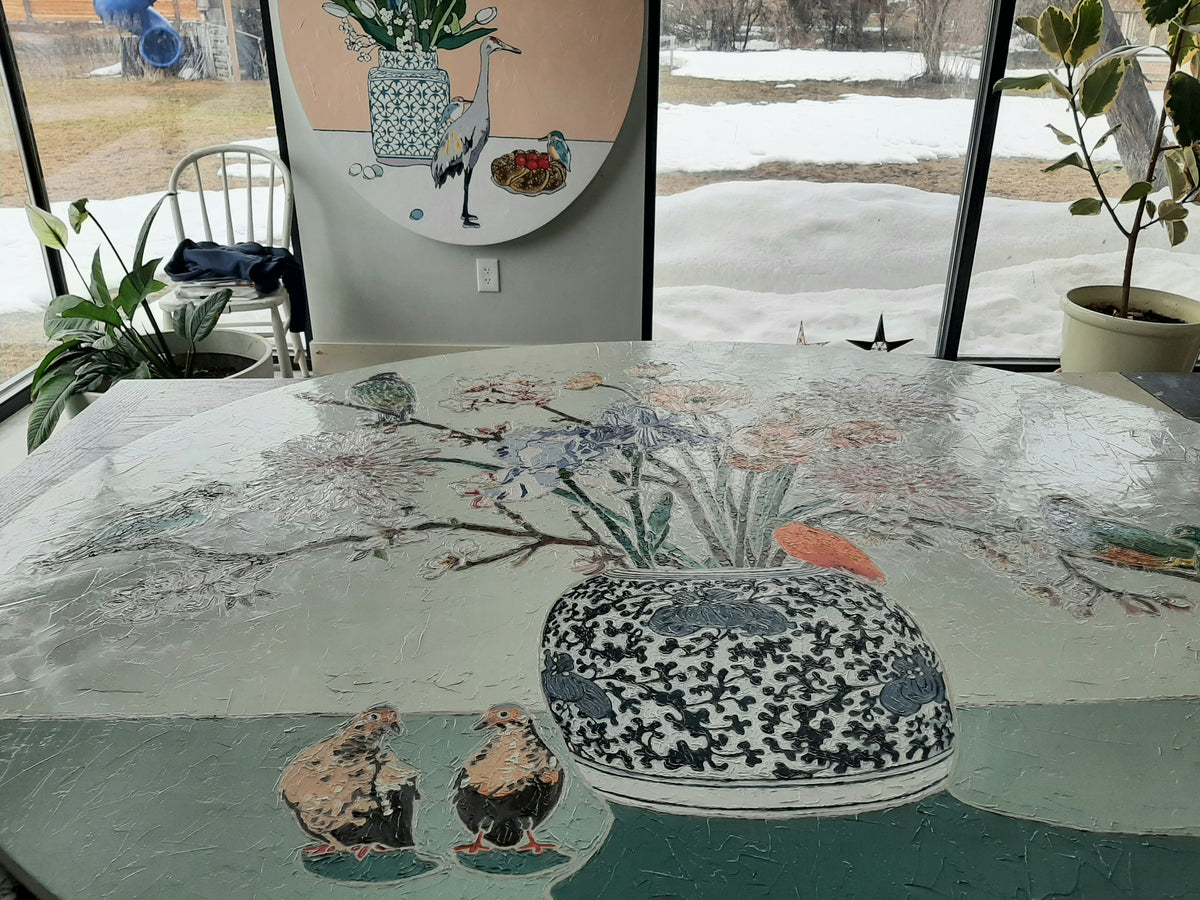 trading comfort for truth and symbols of hope in my latest large piece ...