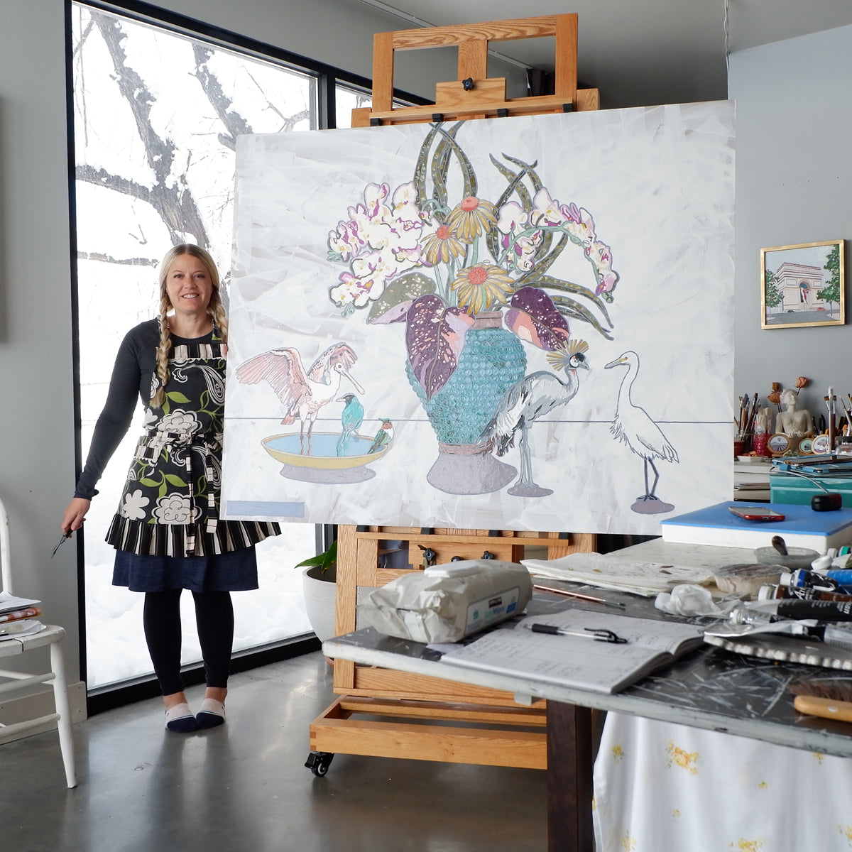 angels' lullaby (60x48" oil painting) – katrina berg fine art